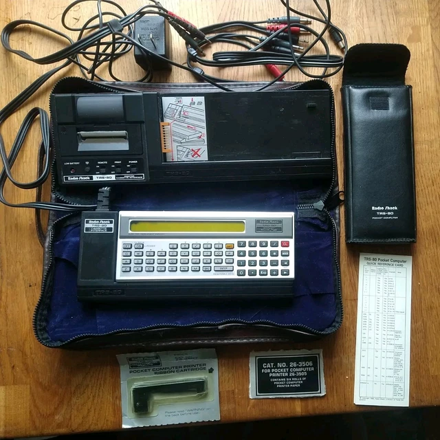RADIO SHACK TRS-80 Pocket Computer With Printer Module £15.00 - PicClick UK