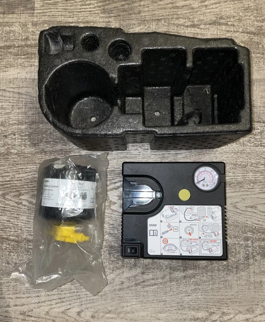 BMW GENUINE TYRE/TIRE Inflation Compressor Mobility Kit Tool ...