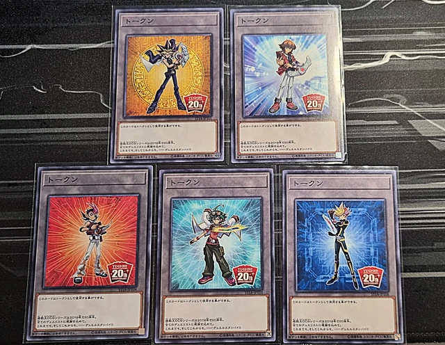 YUGIOH 20TH ANNIVERSARY Tokens Promo Set ST18-JPT01/JPT02/JPT04/JPT05/06 EUR 27,95 - PicClick DE