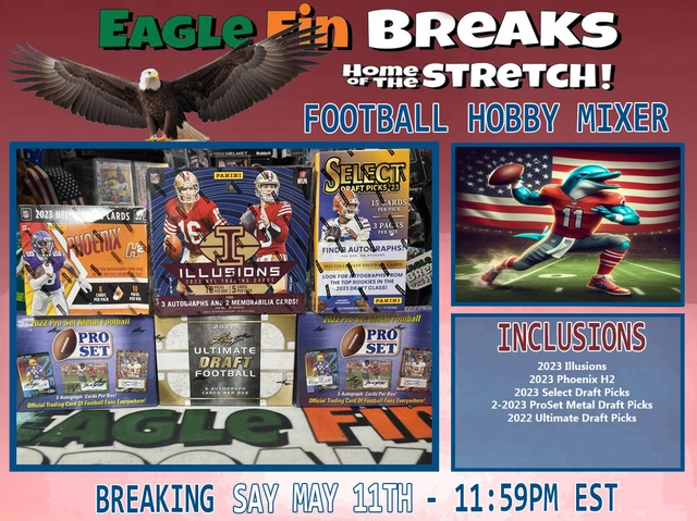BUFFALO BILLS 2022-2023 6-Box Break Illusions-Phoenix-Select-ProSet EUR ...