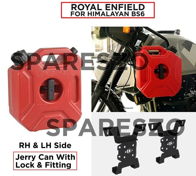 ROYAL ENFIELD COMBO Himalayan BS6 "Jerry Can With Lock And Fitting" RH ...