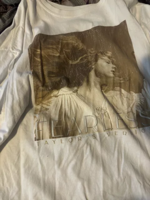 Taylor Swift Fearless Taylors Version Eras Collection Gray Tank