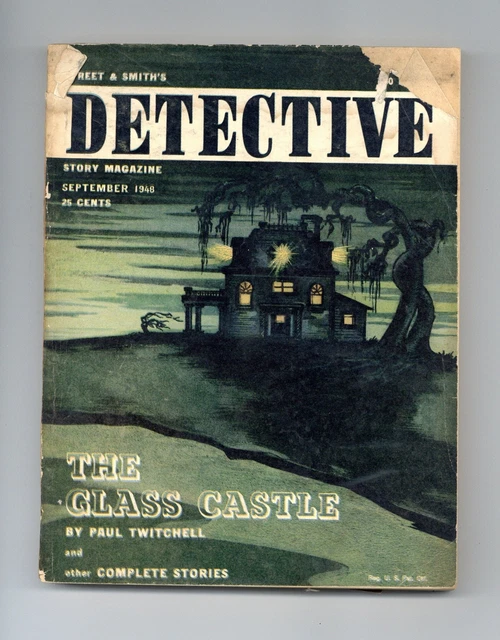 DETECTIVE STORY MAGAZINE Pulp 1a serie vol. 176 #4 GD 1948 bassa ...