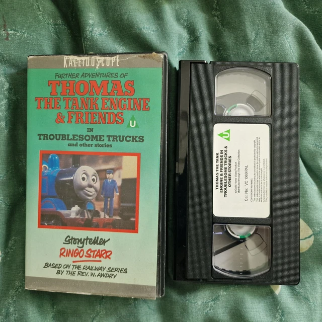 THOMAS THE TANK Engine & Friends Troublesome Trucks -VHS,Ringo Starr ...