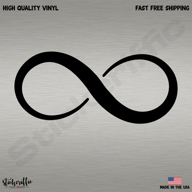 INFINITY SYMBOL MATH Physics Vinyl Die Cut Car Decal Sticker-FREE ...