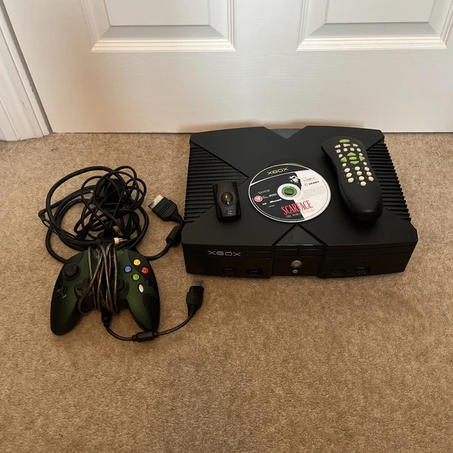 ORIGINAL OG XBOX Console With Controller & Cables Tested & Working ...