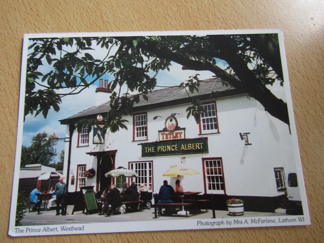 POSTCARD THE PRINCE Albert Westhead Pub - Lancashire Womens Institute ...