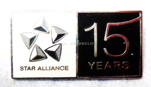 UNITED AIRLINES & Star Alliance 15 YEARS Logo Pin $2.50 - PicClick CA