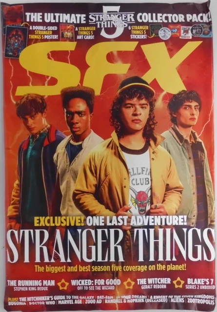 SFX MAGAZINE DEC 2025 Stranger Things Exclusive! Ultimate ST5 Collector ...