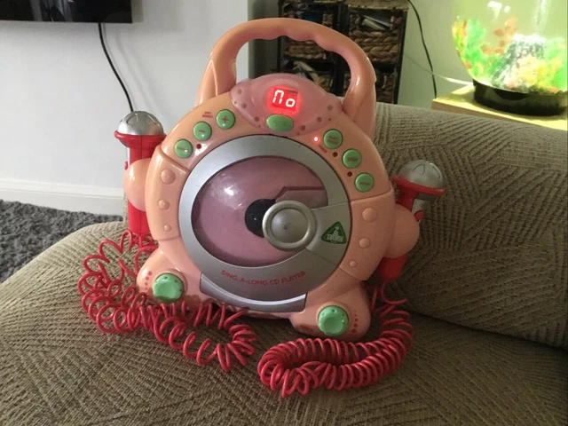 ELC EARLY LEARNING Centre Sing A Long Pink CD Player Karaoke With 2 ...