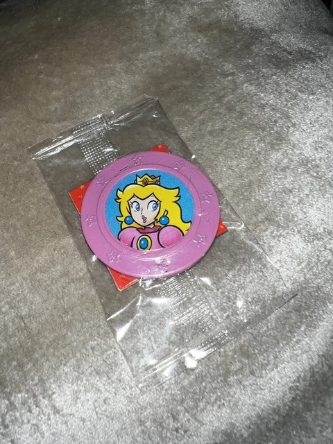 WONDER BALL SUPER Mario Series 2 Rare Pink Princess Peach Coin Unopened ...