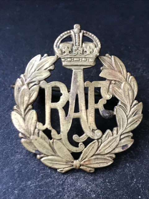 RAF ROYAL AIR Force Cap Badge Original WW2 £16.00 - PicClick UK