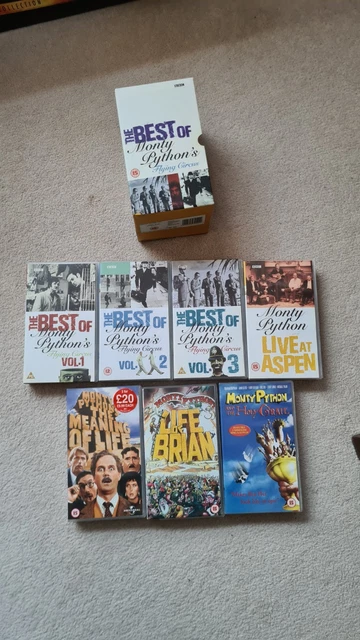 MONTY PYTHON - Best Of Flying Circus Boxset Plus 3 Films - PAL VHS job ...