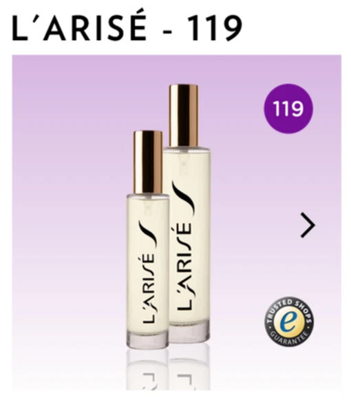 LARISE 119 A 100ml Eau de Parfum Dupe Brandneu OVP EUR 34,34 - PicClick DE