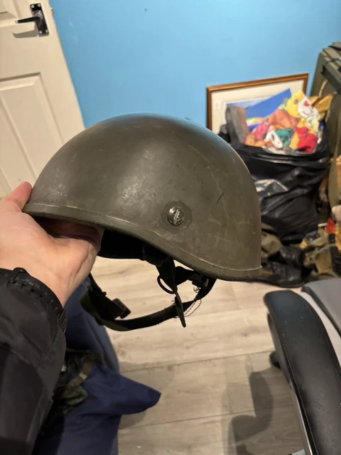 EARLY TYPE BRITISH Army M76 Paratrooper Para Helmet 1970s 1980s ...