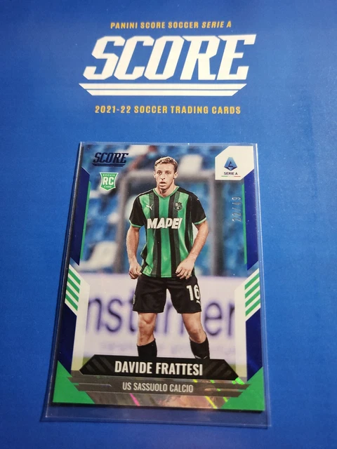 PANINI SCORE 2021/22 Parallel Blu Davide Frattesi 22/49 rookie Sassuolo ...