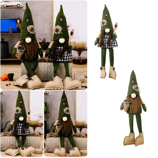 Faceless Old Man Dwarf Doll Sitting Figure Doll Creative Teacher