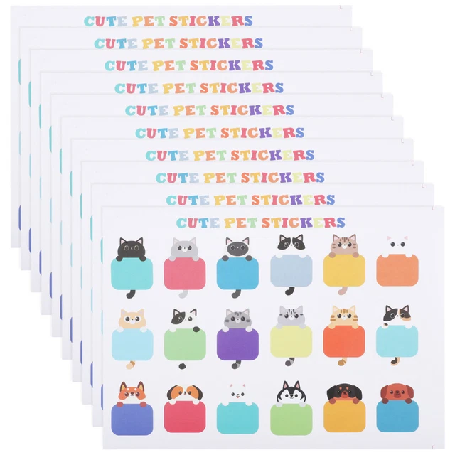 10 SHEETS BOTTLE Label Child Care Labels The Cat Sticker Baby £5.66 ...
