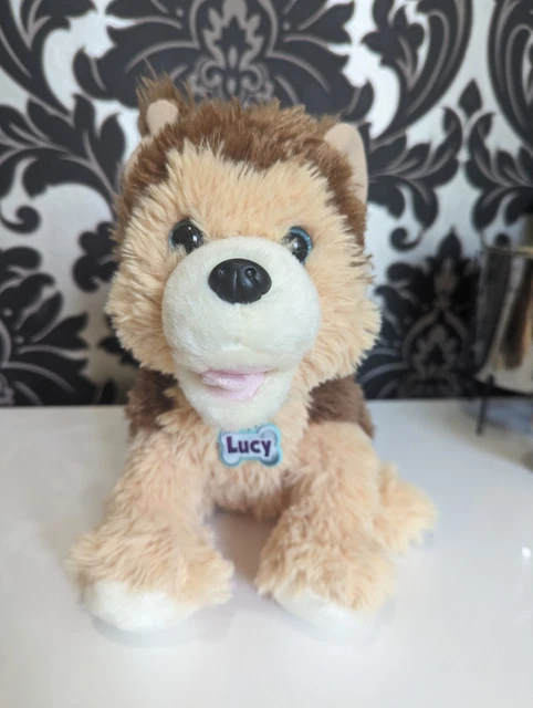 ANIMAGIC INTERACTIVE DOG Lucy Snoring Woofing Soft Toy £9.50 - PicClick UK