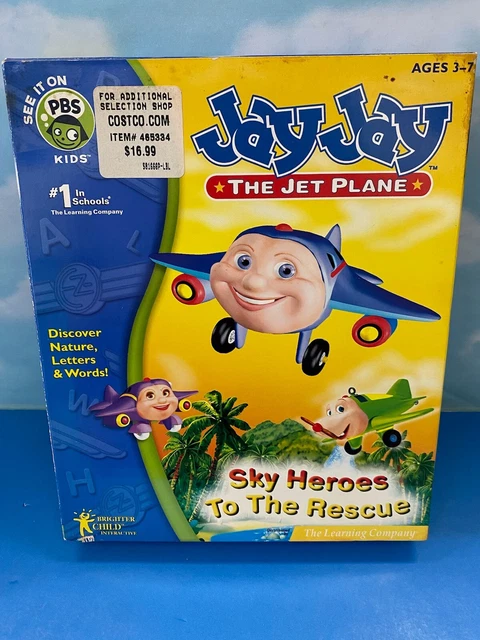 JAY JAY THE Jet Plane Sky Heroes to the Rescue Pc Mac New Cd Rom Win10 ...