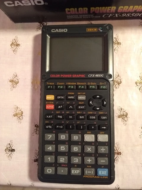 CASIO CFX-9850G CALCOLATRICE programmabile scientifica grafica a colori ...