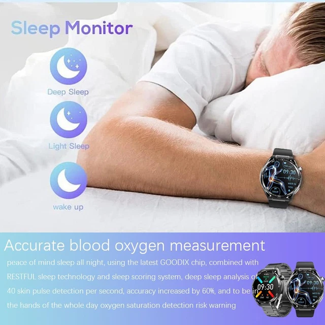 F200 ECG SMART Watch Bluetooth Call Health Monitoring Sport SOS Tracker ...