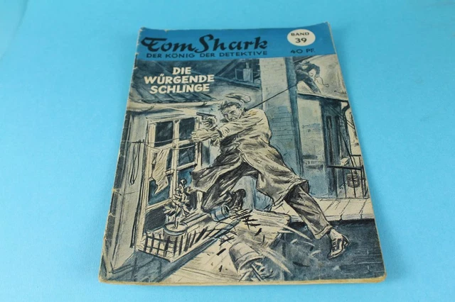 TOM SHARK - Antiguo Roman Cuaderno Alrededor De 1950 - La Würgende Lazo ...