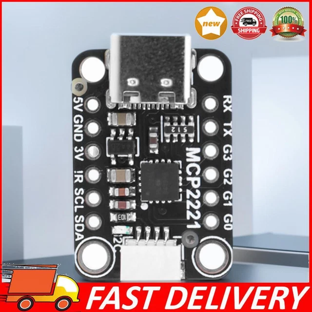 MCP2221A MCP2221A BREAKOUT ADC I2C USB To GPIO Adapter for Coat of Arms ...