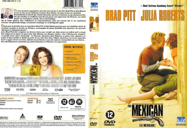 THE MEXICAN (FILM, 2001) - DVD - Brad Pitt - Julia Roberts - James ...