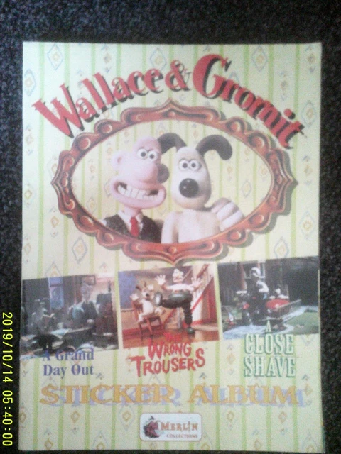 WALLACE & GROMIT Sticker Album Merlin Collections 1995/6 £3.99 ...