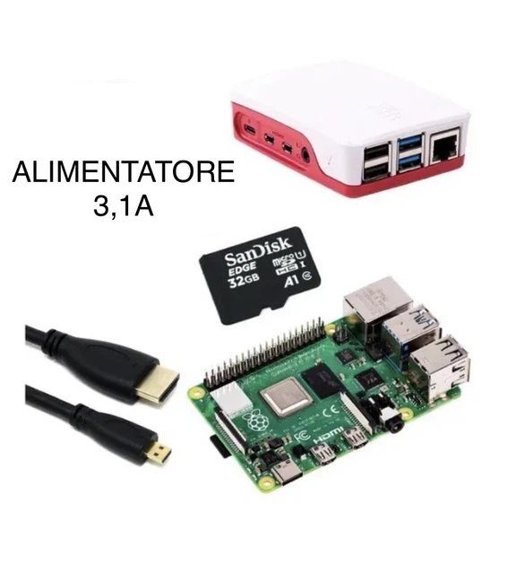KIT RASPBERRY PI 4 Model B 4GB RAM EUR 175,00 - PicClick FR