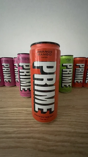 PRIME ENERGY DRINK Can by Logan Paul & KSI New Orange Mango 330ml £5.00 ...