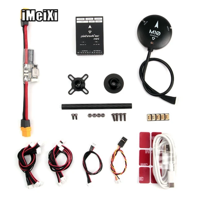 HOLYBRO PIXHAWK 6C Mini Flight Control+PM02 Module+M10 GPS Module for ...