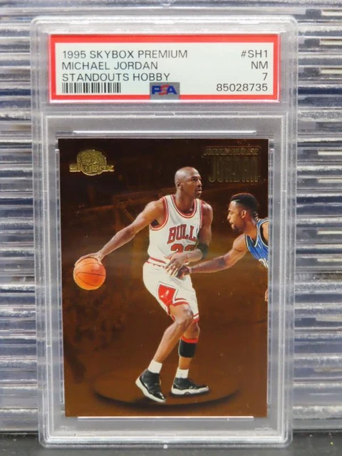 1995-96 SKYBOX PREMIUM Michael Jordan Standouts Hobby #SH1 PSA 7 Bulls EUR 2,77 - PicClick FR