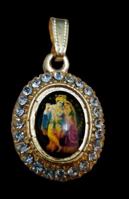 @ INDIAN TRADITIONAL Shri Radha Krishna Pendent Without Chain For ...