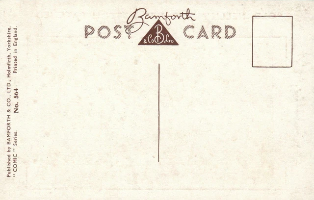 VINTAGE RUDE COMIC BAMFORTH OLD NELLIE'S BOTTOM is PATCHED UP MATE ...