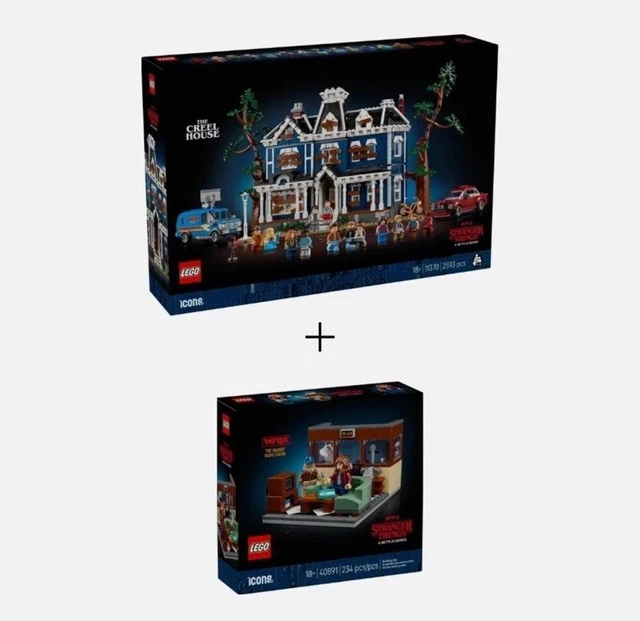 LEGO STRANGER THINGS The Creel House 11370+ Radio Station 40891 New ...