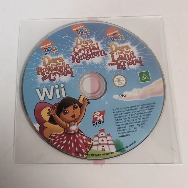 DORA SAVES THE Crystal Kingdom Nintendo Wii Video Game PAL DISC ONLY £7 ...