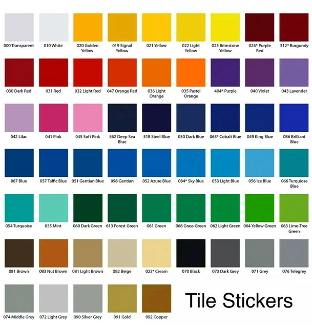 TILE STICKERS 6 x 6 Inch Waterproof (150mm x 150mm) Kitchen Bathroom ...