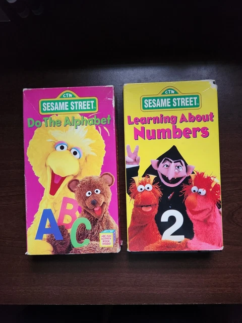 SESAME STREET VHS: Learning About Numbers - Do The Alphabet EUR 8,59 ...
