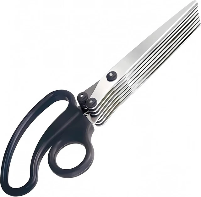 SUNSTAR STATIONERY S3711455 7-Blade Shredder Scissors, 7.9 Inches (200 ...
