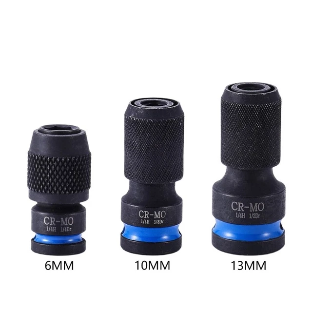 PACK OF 3 High Hardness Steel Socket Adapter for Impact Tool ...