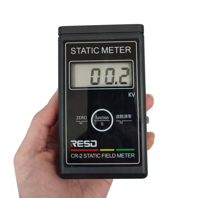 HANDHELD ELECTROSTATIC FIELD Meter Static Tester Electric Test Meters ...