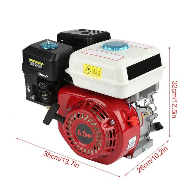 6,5 PS BENZINMOTOR Kartmotor Standmotor 4-Takt Motor Industriemotor 20 mm Wellen EUR 143,18 ...