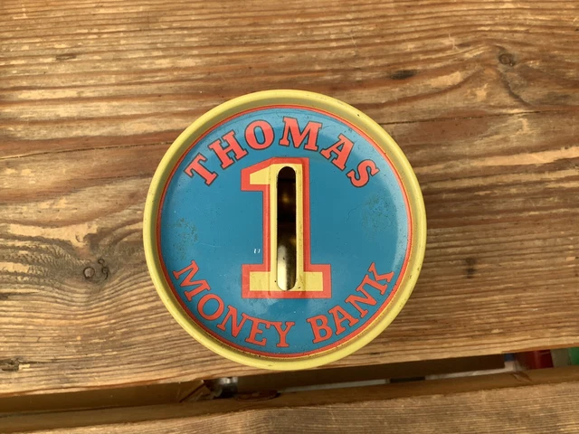 THOMAS THE TANK Engine & Friends Small Tin Money Piggy Bank 1995 £9.99 ...