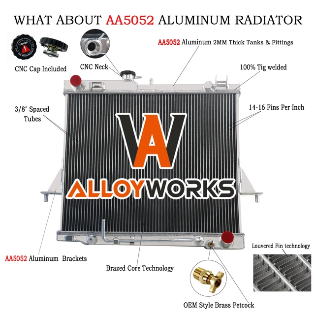 RADIATOR FOR HOLDEN Rodeo RA Colorado RC ISUZU D-MAX 3.0 Turbo Diesel ...