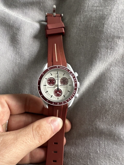 OMEGA X SWATCH Speedmaster MoonSwatch Light Cool Grey £180.00 - PicClick UK