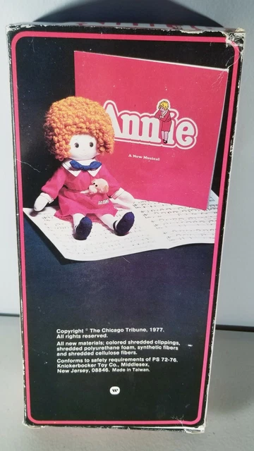 ANNIE AND HER DOG SANDY RAG DOLL Vintage Toy 1977 BY KNICKERBOCKER $39. ...