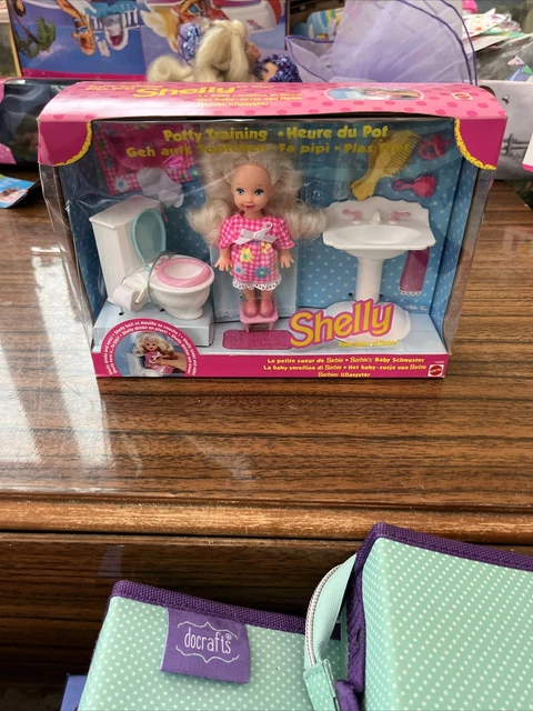 VINTAGE BARBIE SISTER Shelly Potty Training Doll Set £50.00 - PicClick UK