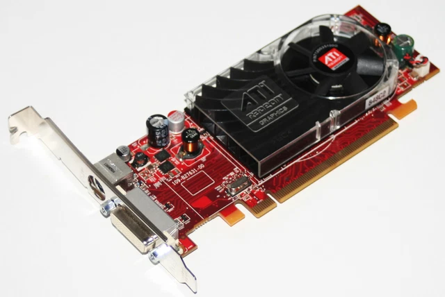 ATI RADEON HD 2400 XT, 109-B27631-00, PCI-E, 256 MB DDR2, DMS-59 TV-OUT EUR 9,99 - PicClick DE